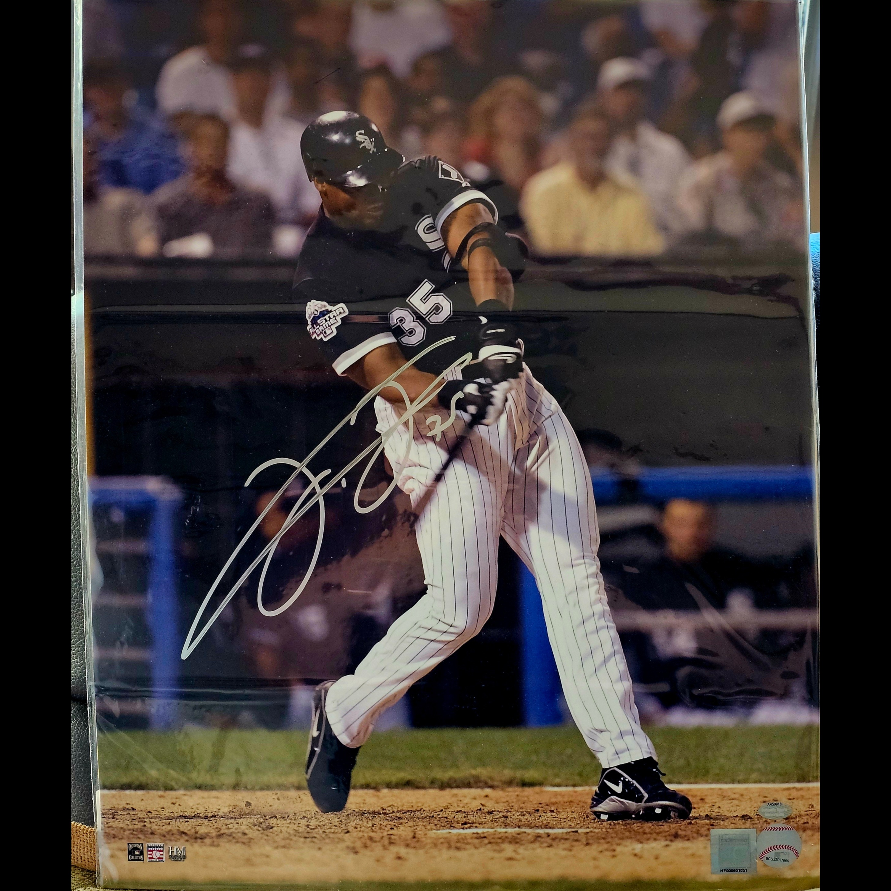 MDC Charity Auction of HOF'er Frank Thomas Signed 16" x 20" Color Photo ...